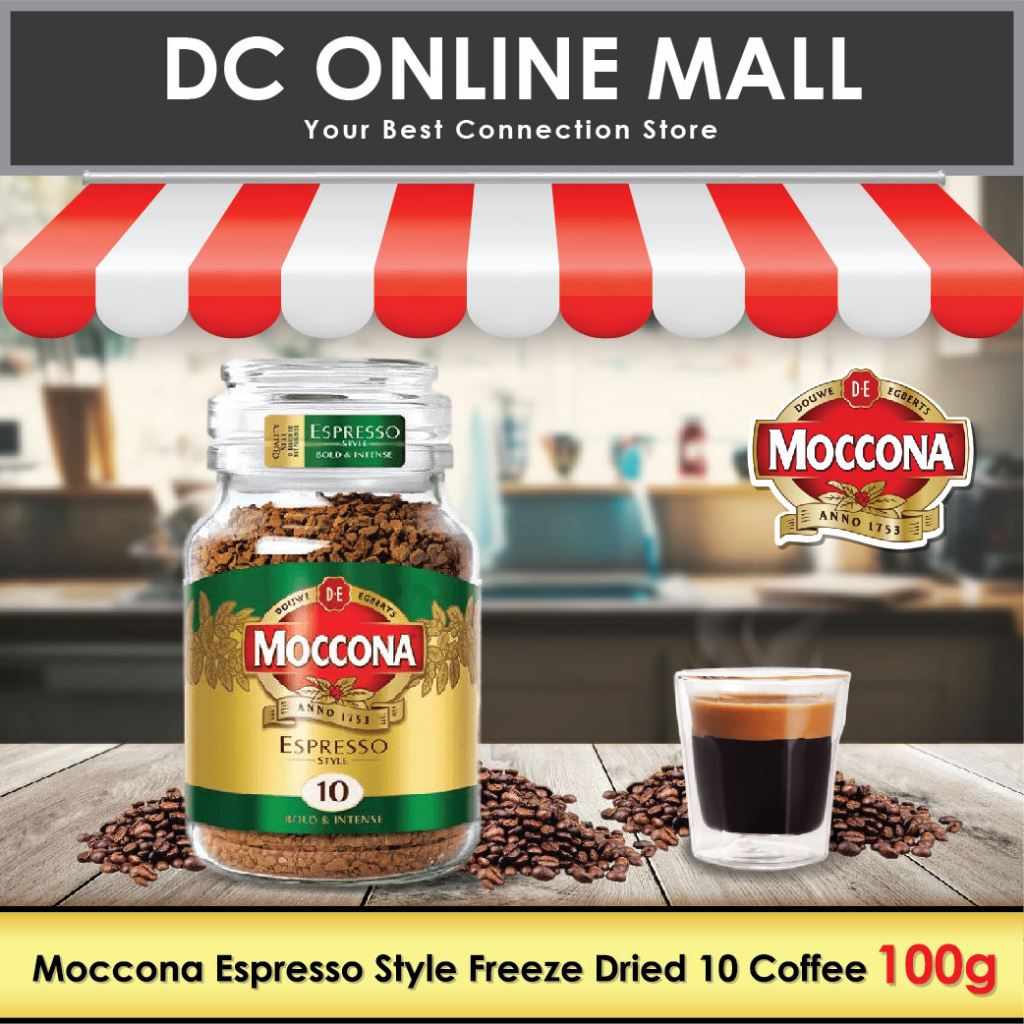 Moccona Espresso Style Freeze Dried 10 Coffee 100g | Shopee Malaysia