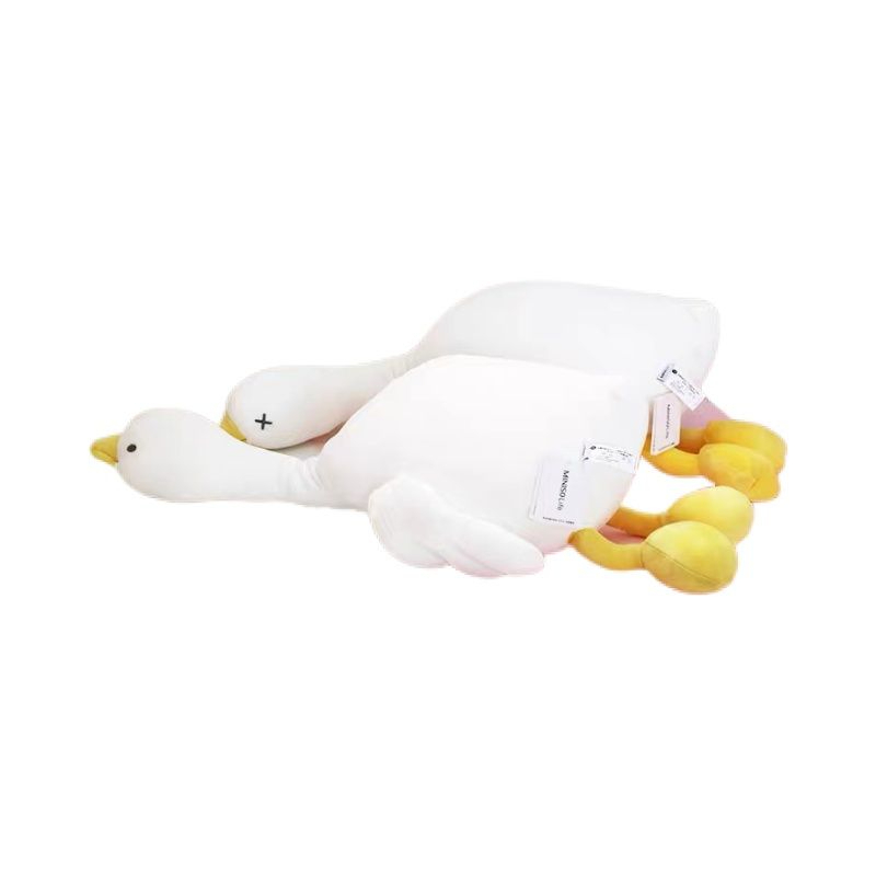 MINISO White Goose Series Lying Plush Toy 2 Assorted Models | Shopee ...