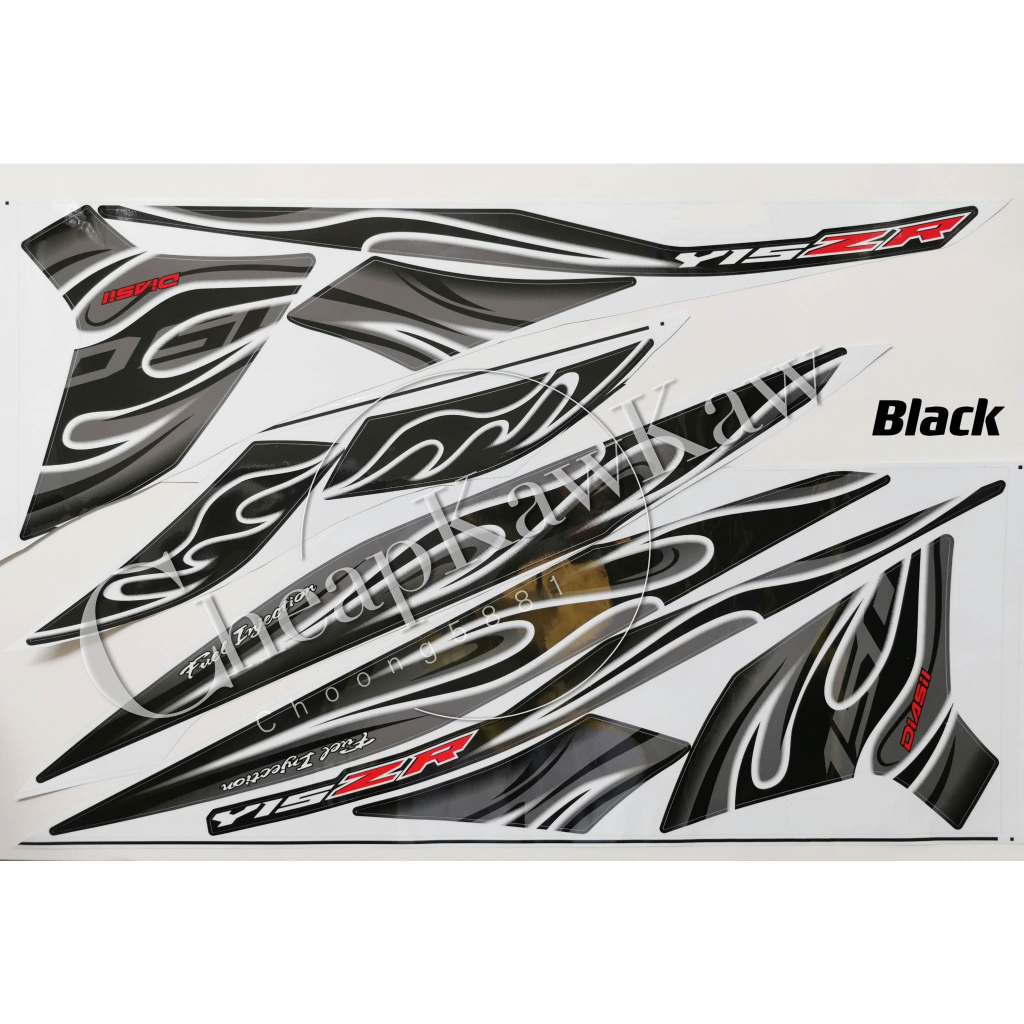 Y15 Y15ZR LC150 Custom Api (66) Special Edition Body Cover Stripe ...