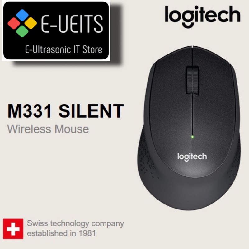 Logitech M331 Silent Plus Wireless Mouse - Black | Shopee Malaysia