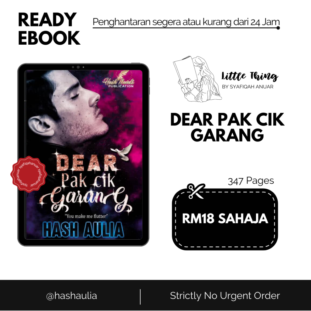 EBOOK DEAR PAK CIK GARANG HASH AULIA | Shopee Malaysia