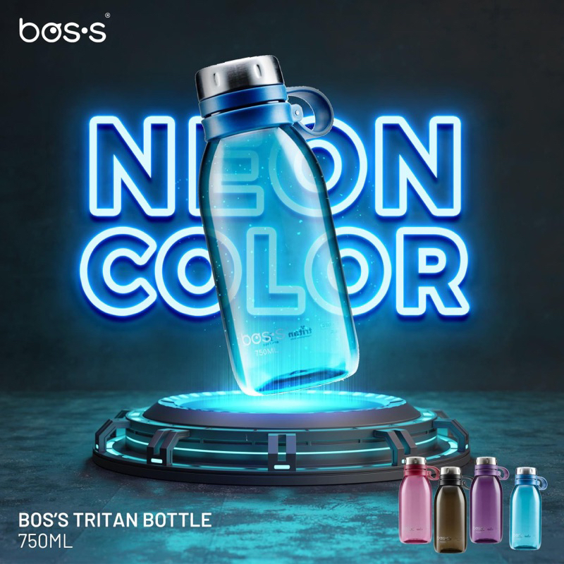 bos's 750ml Triton Bottle BPA-FREE Drinking Bottle / Botol minuman ...