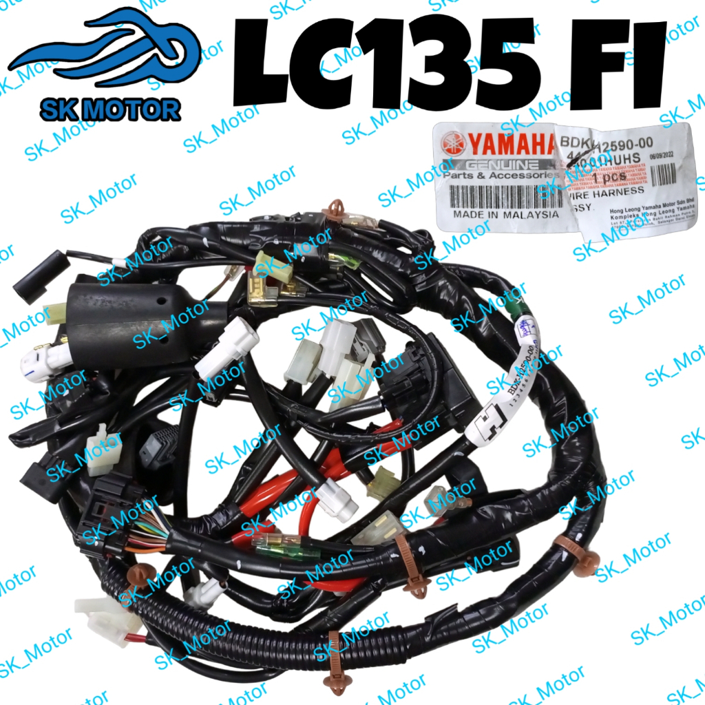 Yamaha LC135 LC 135 FI V8 Original Wire HLY Harness Assy Wiring Set Wayaring Wayering Wayar ...