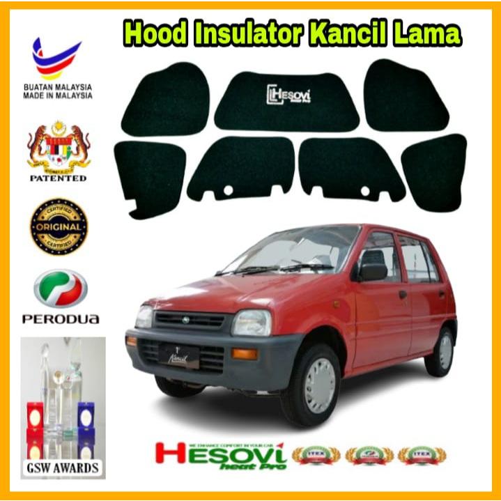 Perodua Kancil Lama - HESOVI Bonnet / Hood Insulator for Soundproof ...