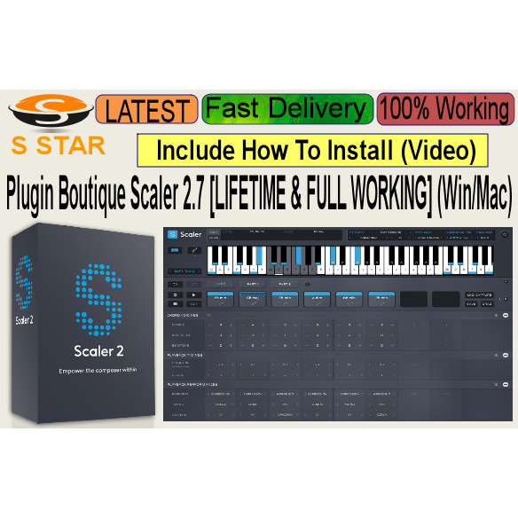 Plugin Boutique Scaler 2.7 [LIFETIME & FULL WORKING] (Win/Mac) | Shopee Malaysia