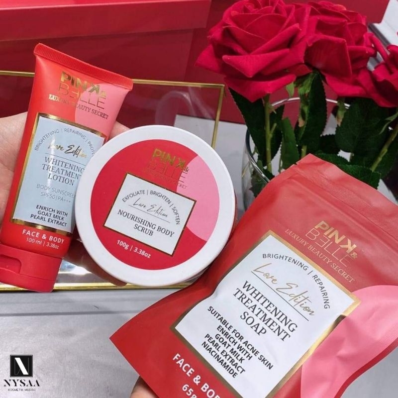 ORIGINAL HQ ‼️ PINK AND BELLE SOAP WHITENING TREATMENT SOAP / LOTION ...