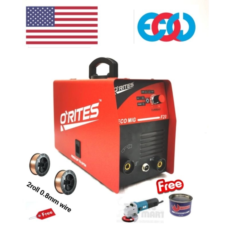 ORITES ORT-F20 MIG 1Gasless Welding Machine / IRON MAC MIG200 GASLESS ...