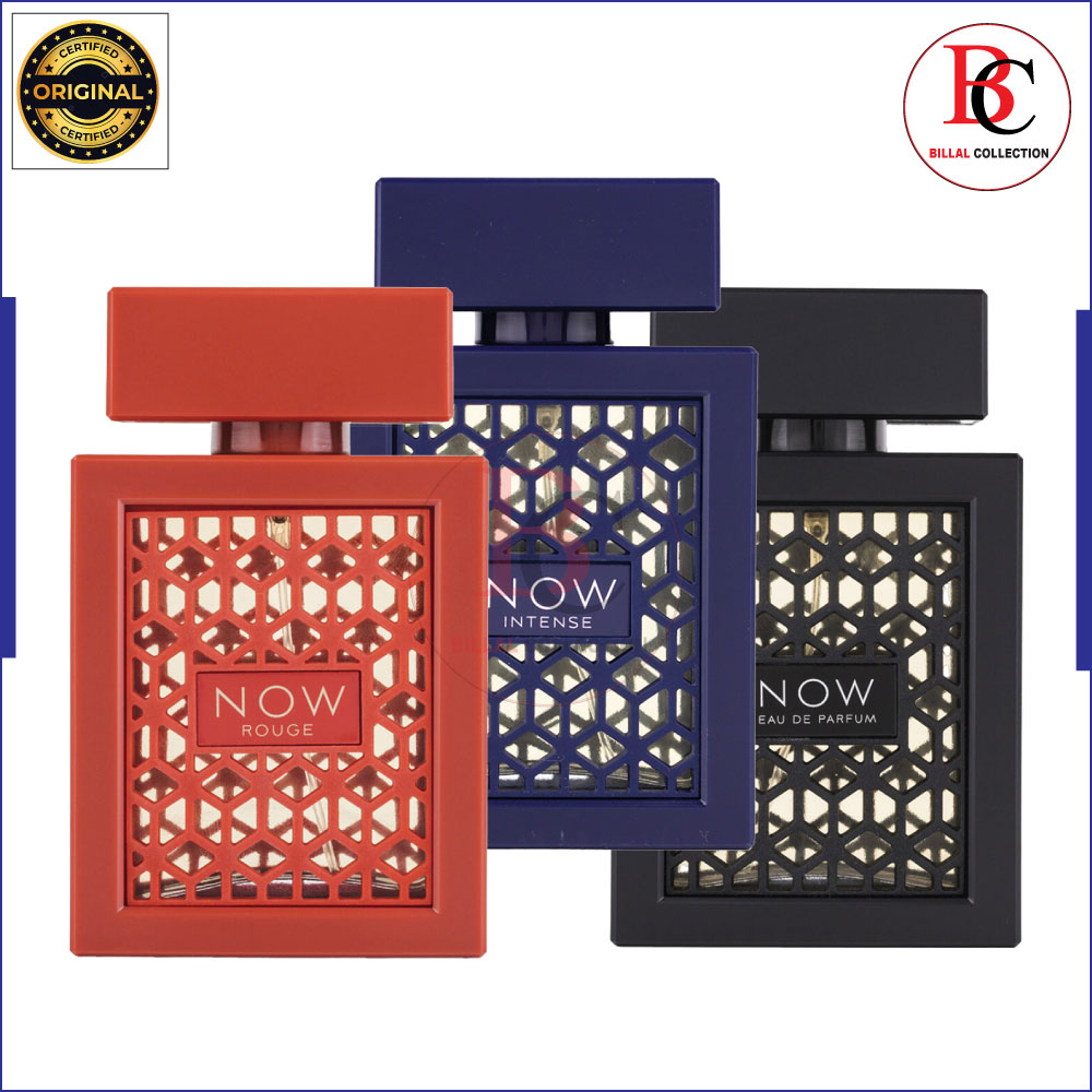 RAVE NOW / RAVE NOW INTENSE / RAVE NOW ROUGE PERFUME FOR WOMEN 100 ML ...