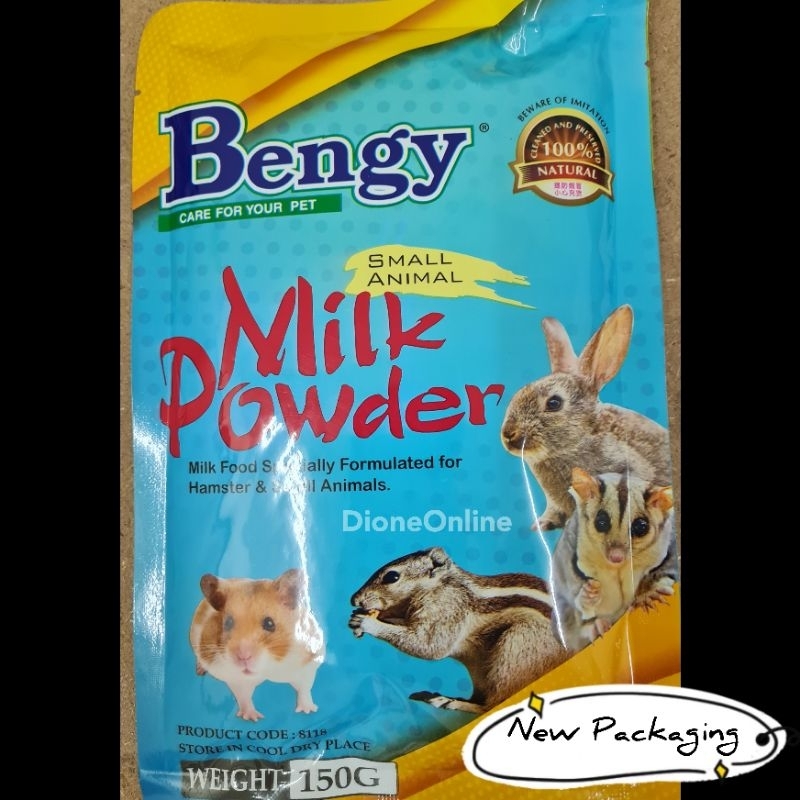 Bengy Small Animal Milk Powder 150g - Hamster Rabbit Sugar Glider ...