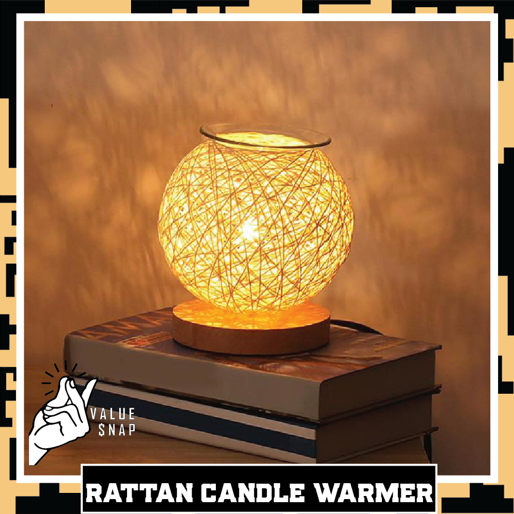 Candle warmer Scented candle aromatherapy Aromatic rattan ball wax ...