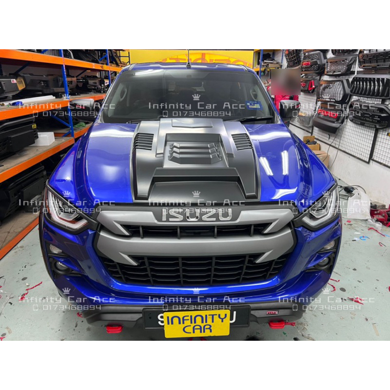 Isuzu Dmax 2021-2023 X-Terrain Front Bonet Bonnet Scoop | Shopee Malaysia