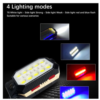 Lampu Suluh 1800W LED Light USB Rechargeable COB Torchlight car ...