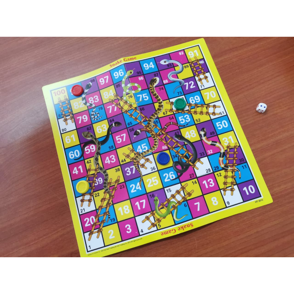 Snake Chess Board Game 蛇棋 - HT2904（24.4cm X 24.4cm） | Shopee Malaysia