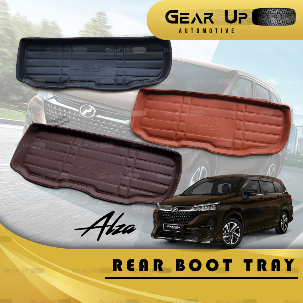 [𝐑𝐄𝐀𝐑 𝐁𝐎𝐎𝐓 𝐓𝐑𝐀𝐘] NEW Perodua ALZA 2022 2023 2024 Cargo Car Mat ...