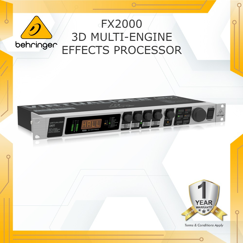BEHRINGER Virtualizer 3D FX2000 Multi-Effects Processor | Shopee Malaysia