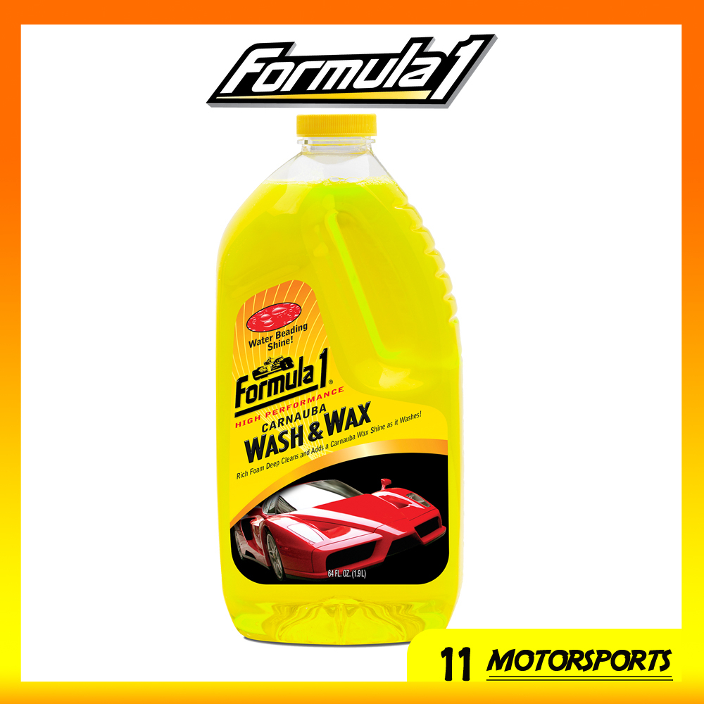 RICH FOAM 🧼 Formula 1 Carnauba Car Shampoo / Car Wash and Wax (64oz/1 ...