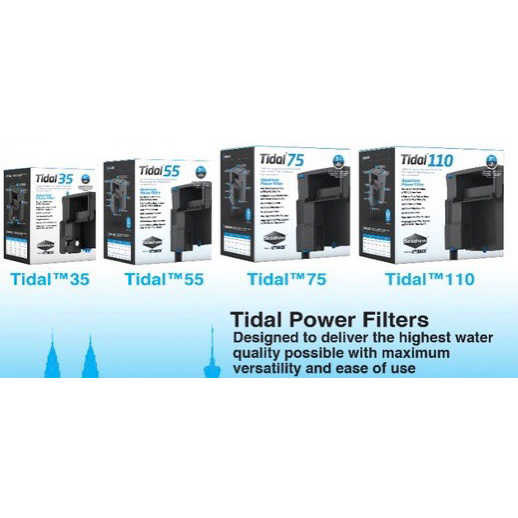 BEST IN THE MARKET - SEACHEM Tidal Power Filter w/ surface skimmer ...