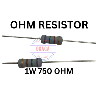1W 750 OHM RESISTOR NEW EXSTOCK | Shopee Malaysia