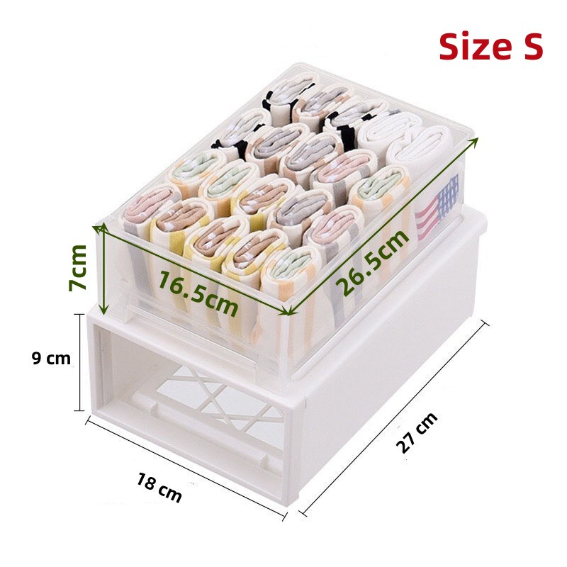 【i.Rumah】5L Stackable Storage Box Multipurpose Plastic Wardrobe Drawer ...