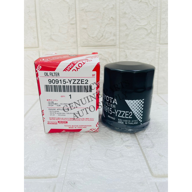 90915-YZZE2 TOYOTA OIL FILTER E2 ALTIS CAMRY VELLFIRE VIOS ESTIMA ...