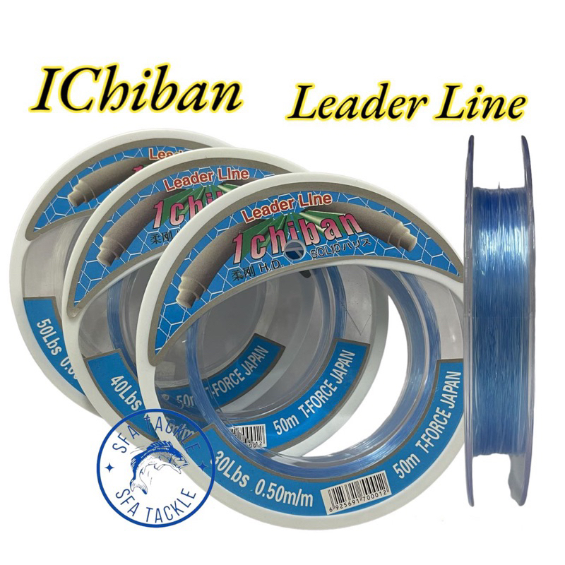 📌READY STOCK📌ICHIBAN LEADER LINE 50M FISHING LEADER LINE TANGSI ...