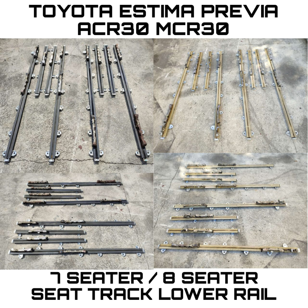 Toyota Estima Previa ACR30 MCR30 7 Seater / 8 Seater Seat Track Lower ...