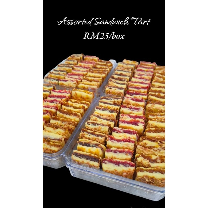 Assorted Sandwich Tart / Cheese Bar Viral | Shopee Malaysia
