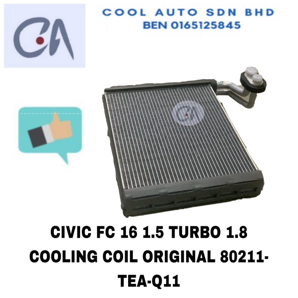 🔥READY STOCK 🔥 CIVIC FC 16 1.5 TURBO 1.8 COOLING COIL ORIGINAL 80211 ...