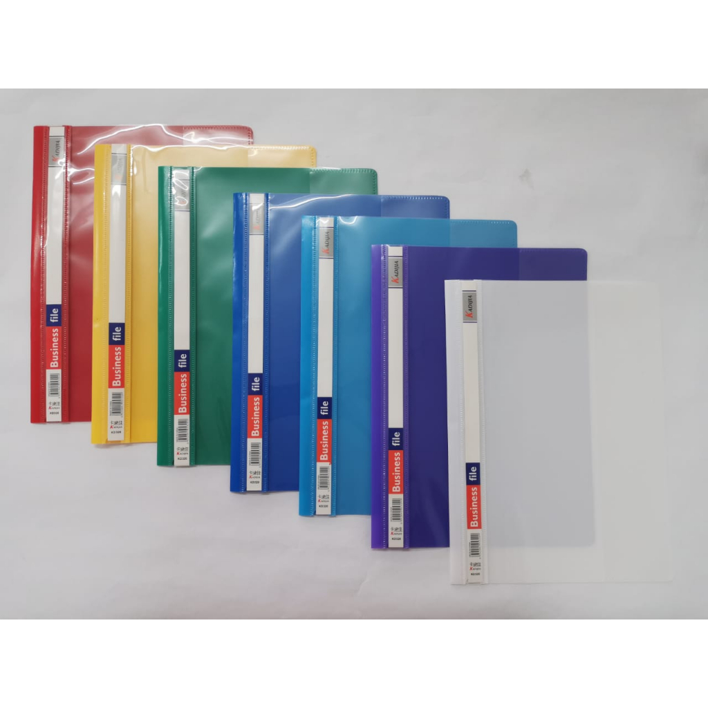A4 2-Hole Transparent Cover Management File Holder A4双孔封面透明文件夹 | Shopee ...