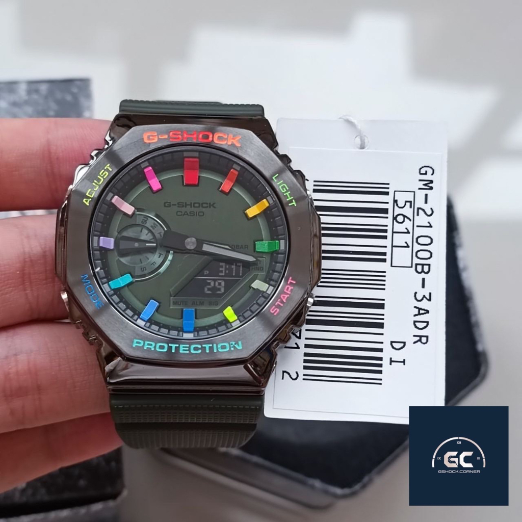 G-SHOCK RAINBOW GM-2100-1A/GM-2100-1ADR/GM-2100/GM2100 CUSTOMISE ...
