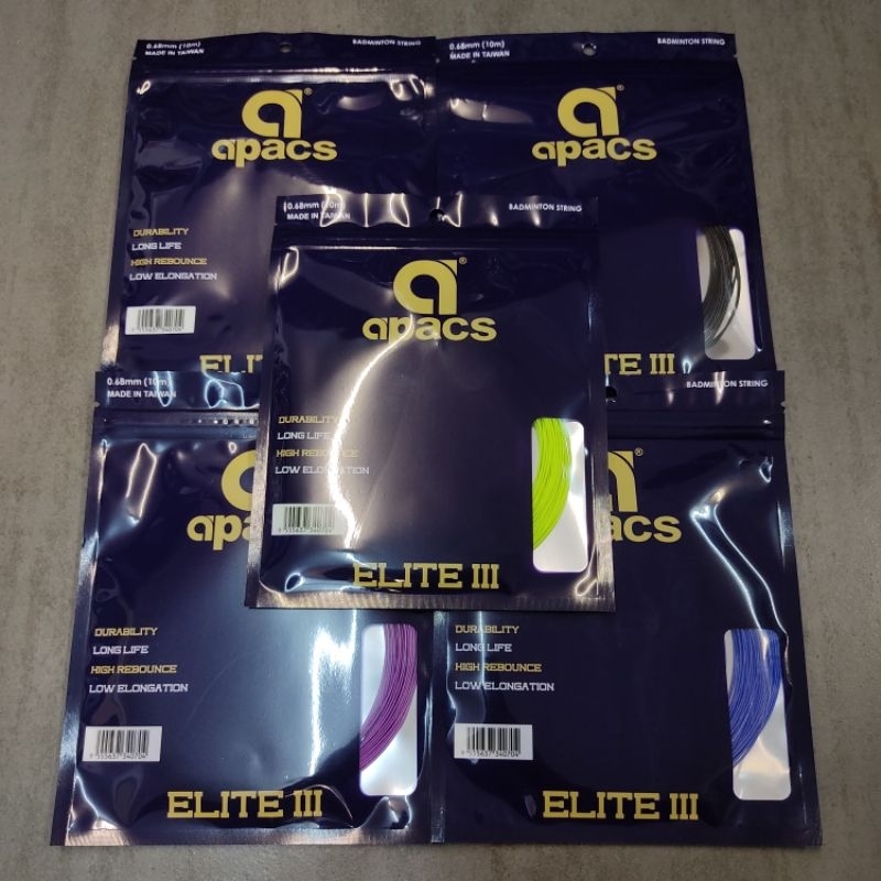 Apacs Elite III Badminton String (100% Original) | Shopee Malaysia