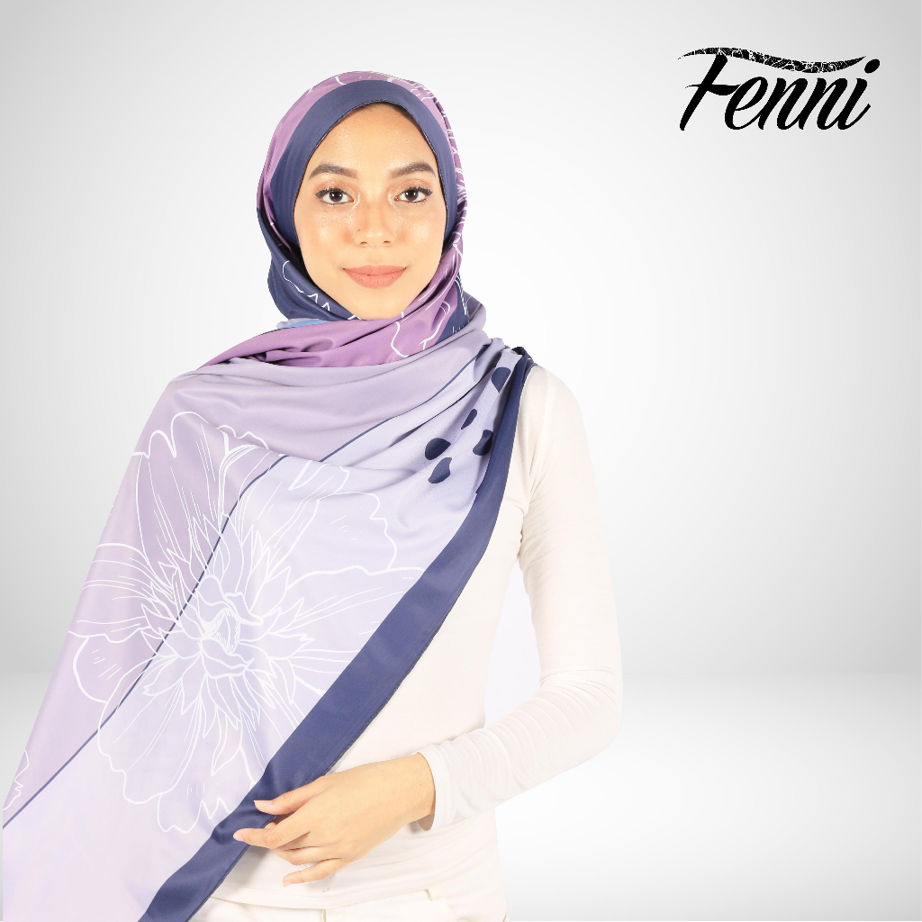 FENNI Tudung Shawl Violet | Shopee Malaysia