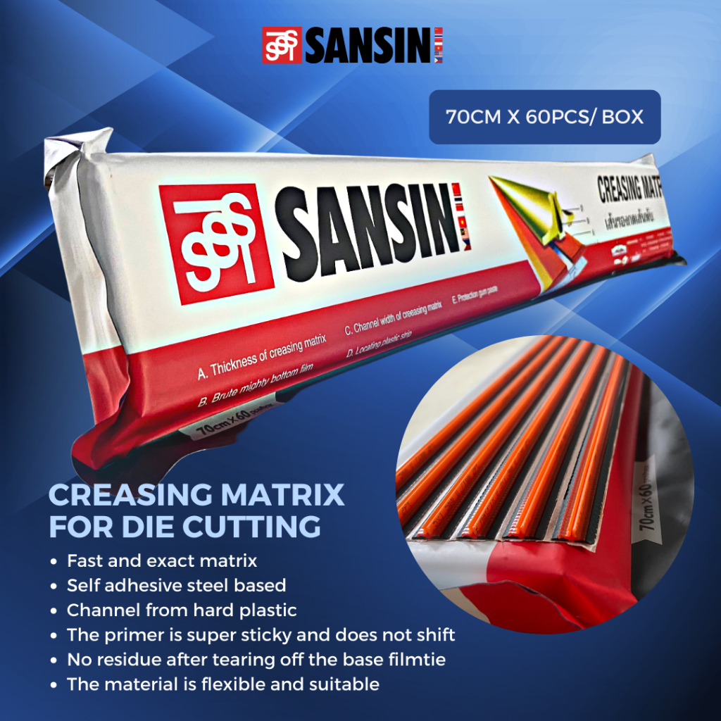 High Quality Creasing Matrix for Die Cut Machine - 70cm x 60pcs/box ...