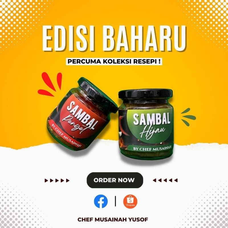 [NEW] SAMBAL CHEF MUSAINAH | Shopee Malaysia