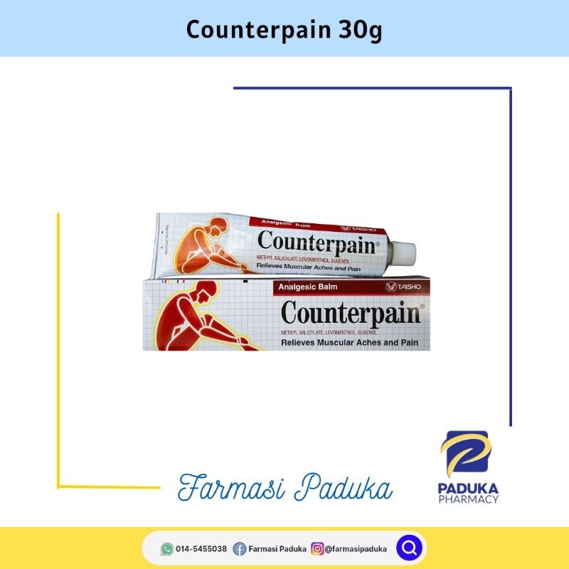 Counterpain Analgesic Balm 30g / Counterpain Analgesic Cool Gel 60g ...