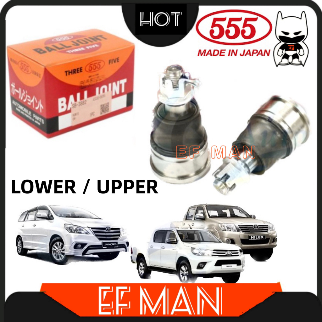 JAPAN 555 TOYOTA HILUX VIGO KUN25 KUN26 REVO GUN125 126 INNOVA TGN40 ...