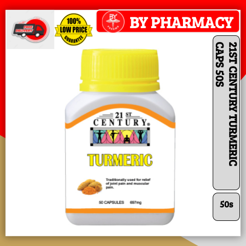 21ST CENTURY TURMERIC (50 capsules) Kunyit sakit lutut dan sendi Exp: 05/2026 | Shopee Malaysia