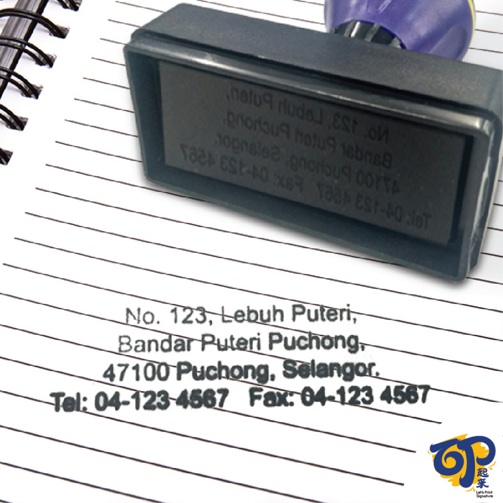 Pre-Inked Stamp | Company Chop | Cop Nama Syarikat | Self Ink Stamp ...