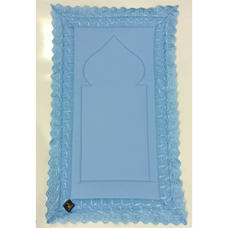 Sejadah Mini Sulam Nama Renda | Rumi Jawi | Custom Embroidery Lace ...
