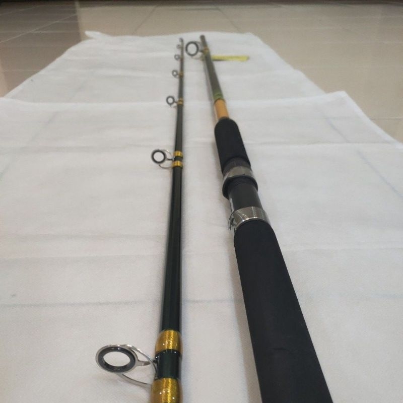 12kaki Joran pantai Rod 10 Kaki SEAHAWK Harimau power, rod pancing ...
