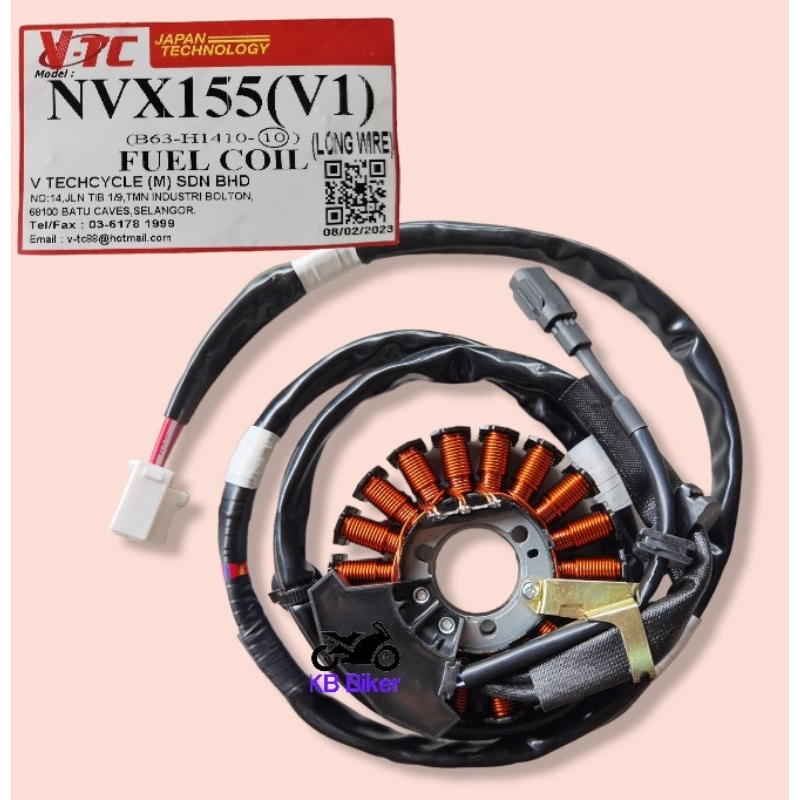 Vtc Original Fuel Coil Yamaha NVX155 V1 Coil Magnet | Shopee Malaysia