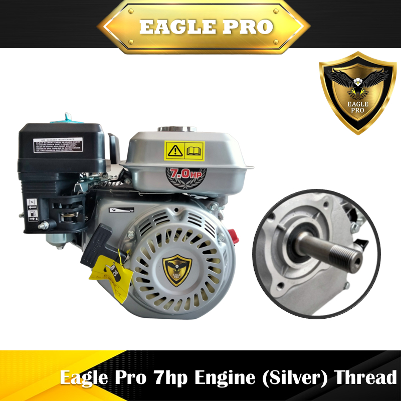 [ 100% Original ]EAGLE PRO Gasoline 7HP Petrol Engine 19mm Key Type ...