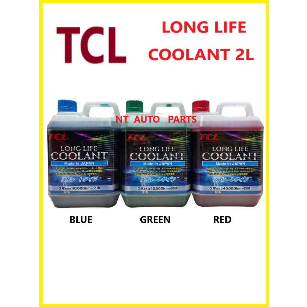 TCL Long Life Radiator Coolant 2 Liter (Made in Japan ) Red / Blue ...