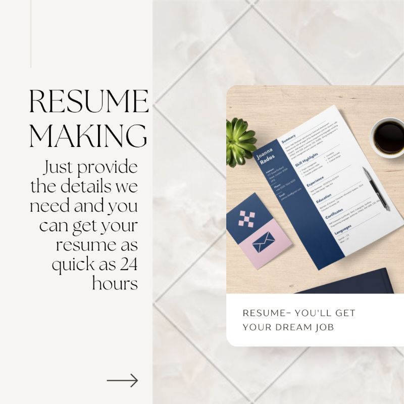 Resume Design/ Resume Making | Shopee Malaysia