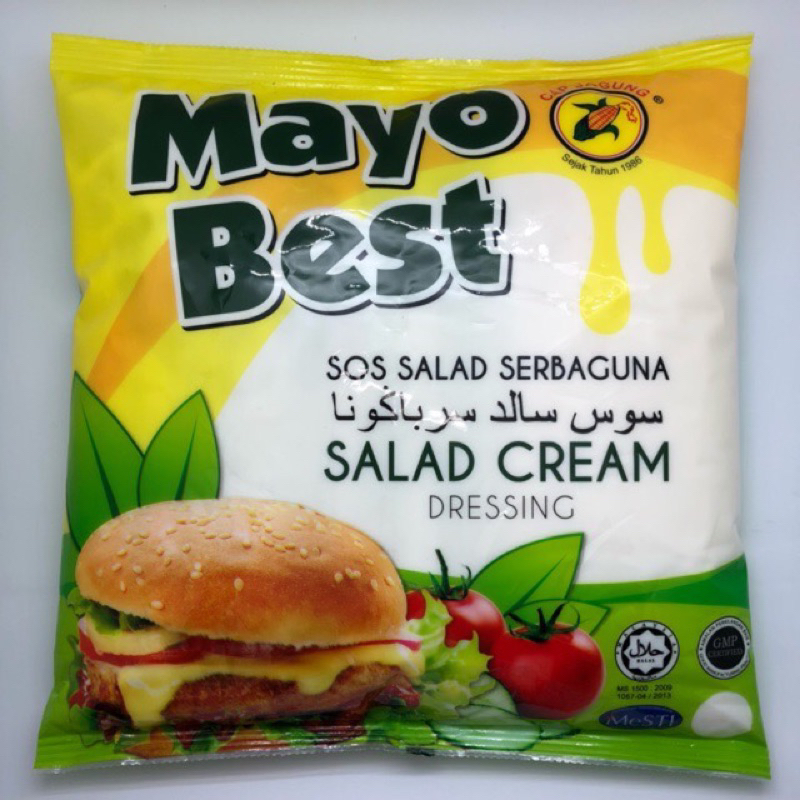 MayoBest Salad Cream Mayonnaise 1kg / Mayonis Cap Jagung / Mayo Best ...