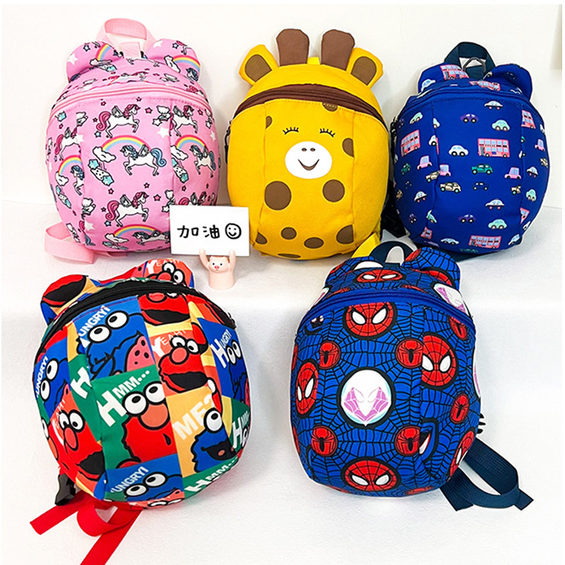 Cute Cartoon Unicorn Spiderman backpack Backpack Kid anti lost Mini ...