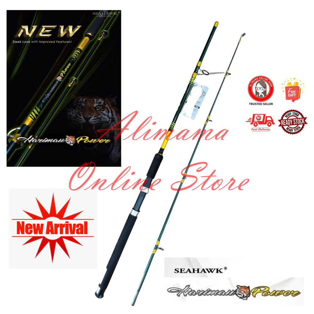BARU SEAHAWK HARIMAU POWER SPINNING FISHING ROD | Shopee Malaysia