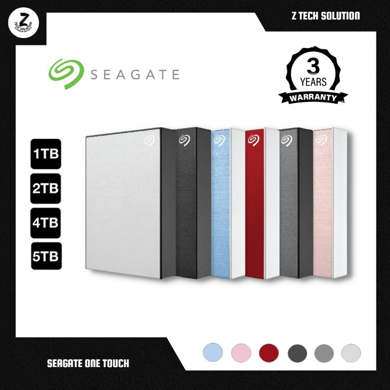 Seagate One Touch Portable USB 3.0 Portable Slim Drive External Hard ...