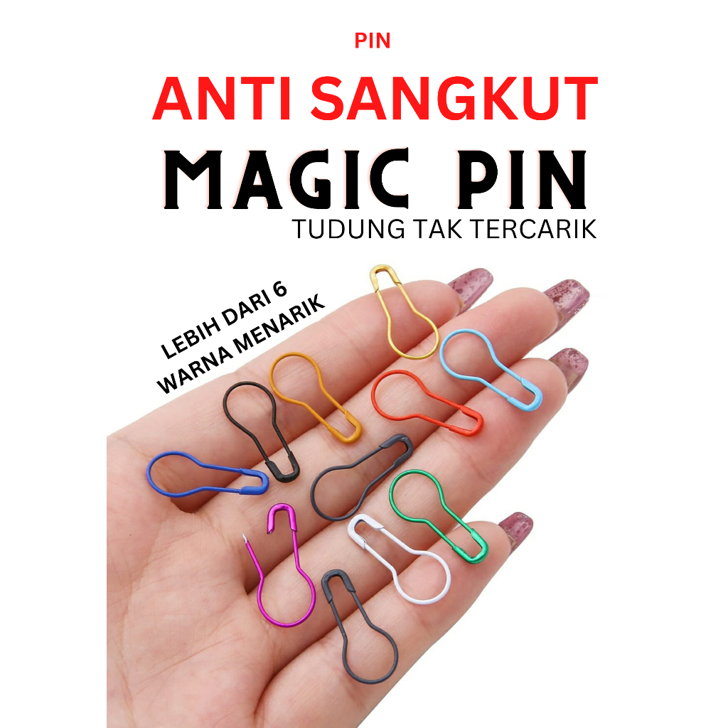 Pin Tudung Brooch Magic | Shopee Malaysia