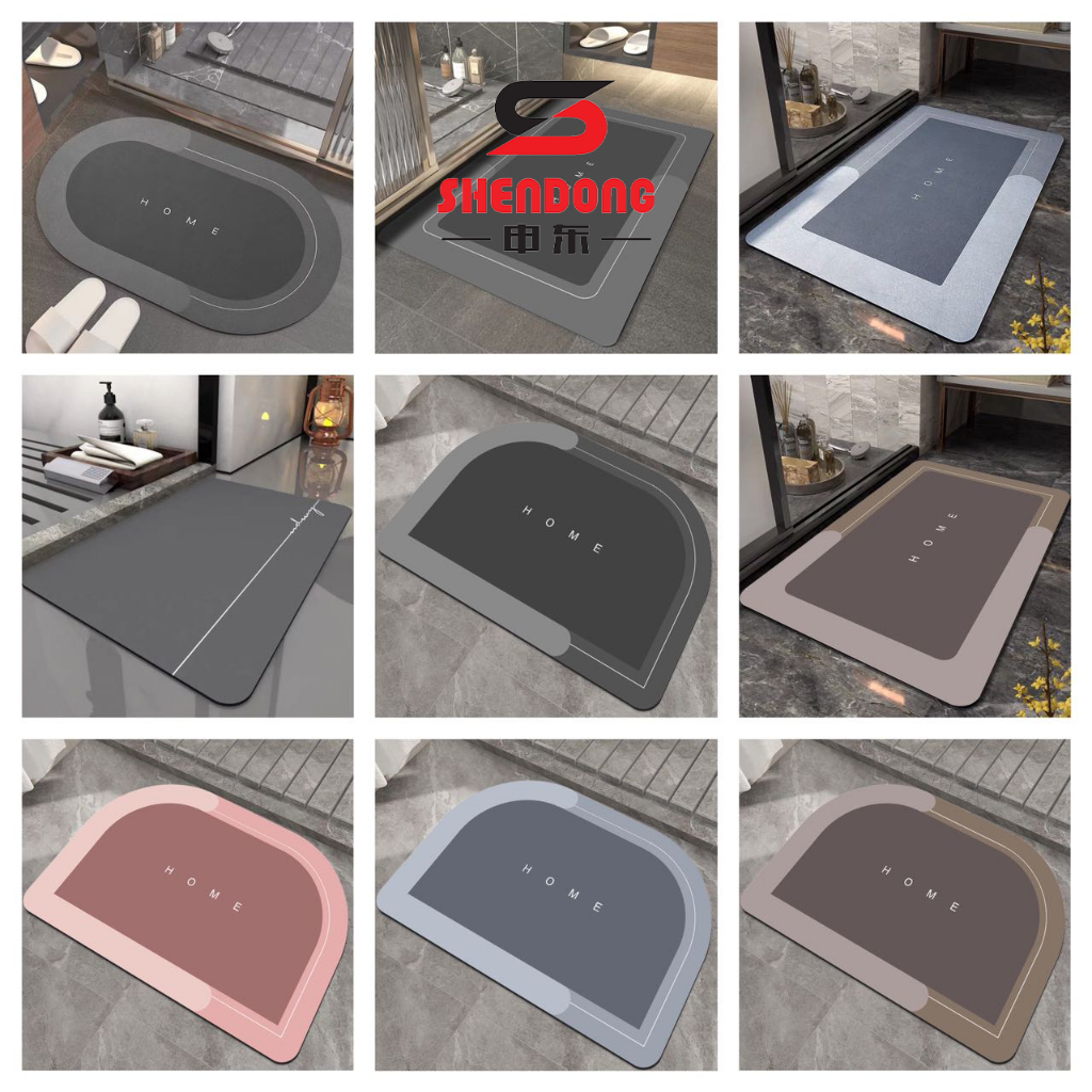 Diatom mud pad (40*60cm) / Super fast absorbent Floor mat Ready stock ...